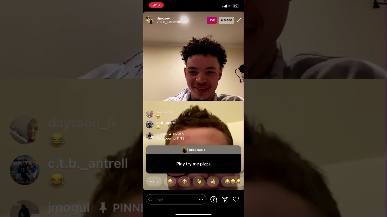 Lil Mosey (Funny) Instagram Live November 8, 2020 - YouTube