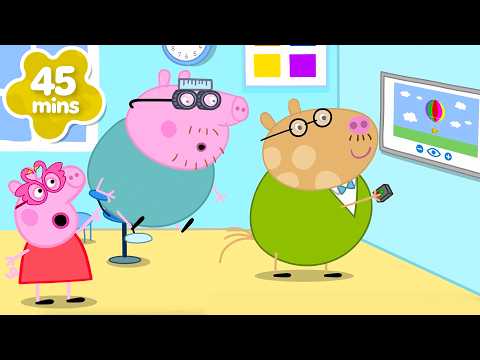 Peppa Wutz geht mit Papa zum Sehtest! 🤓 Augenarzt | Ganze Folgen | Cartoons für Kinder | 45 Min