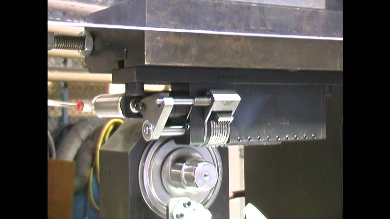 Pneumatic Roll Marking on Brass End Caps - SCHMIDT - YouTube