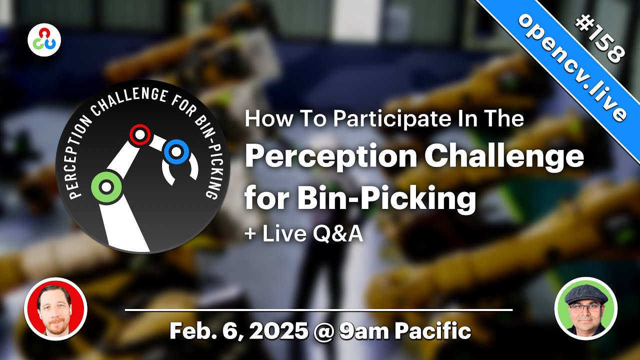 How To Participate in The Perception Challenge - OpenCV Live 158 - YouTube