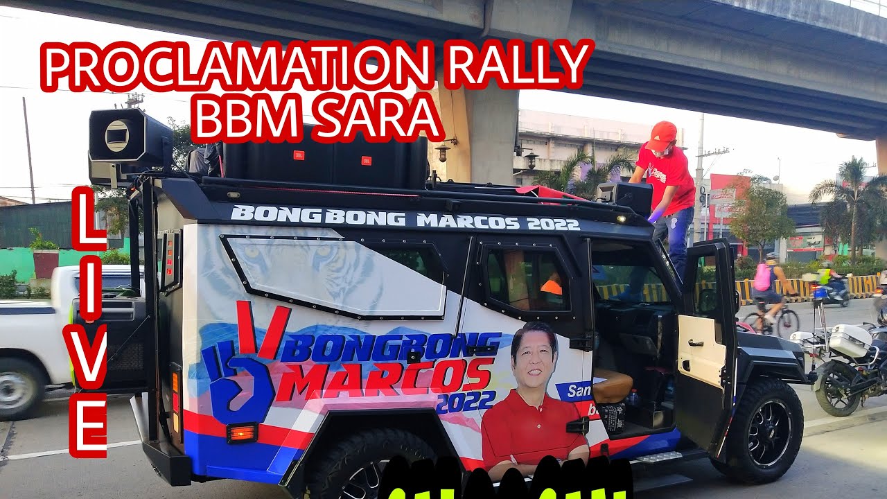 PROCLAMATION RALLY BBM SARA|LIVE CALOOCAN - YouTube