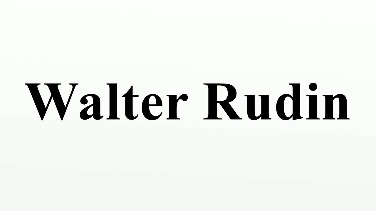 Walter Rudin - YouTube