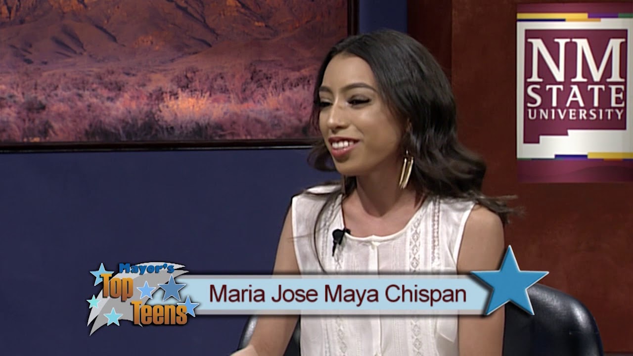Las Cruces Mayor's Top Teens 2018 Maria Jose Maya Chispan - YouTube