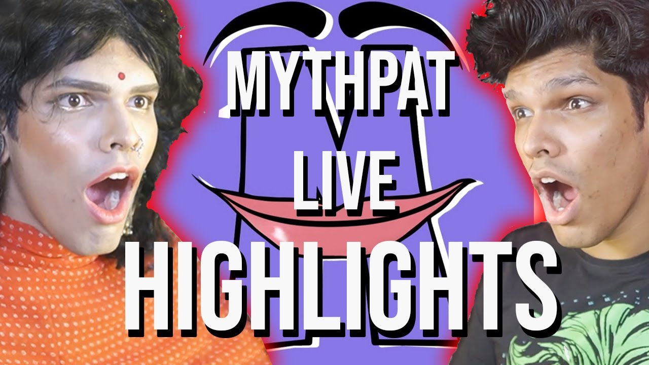 Mythpat first live stream Highlights - YouTube