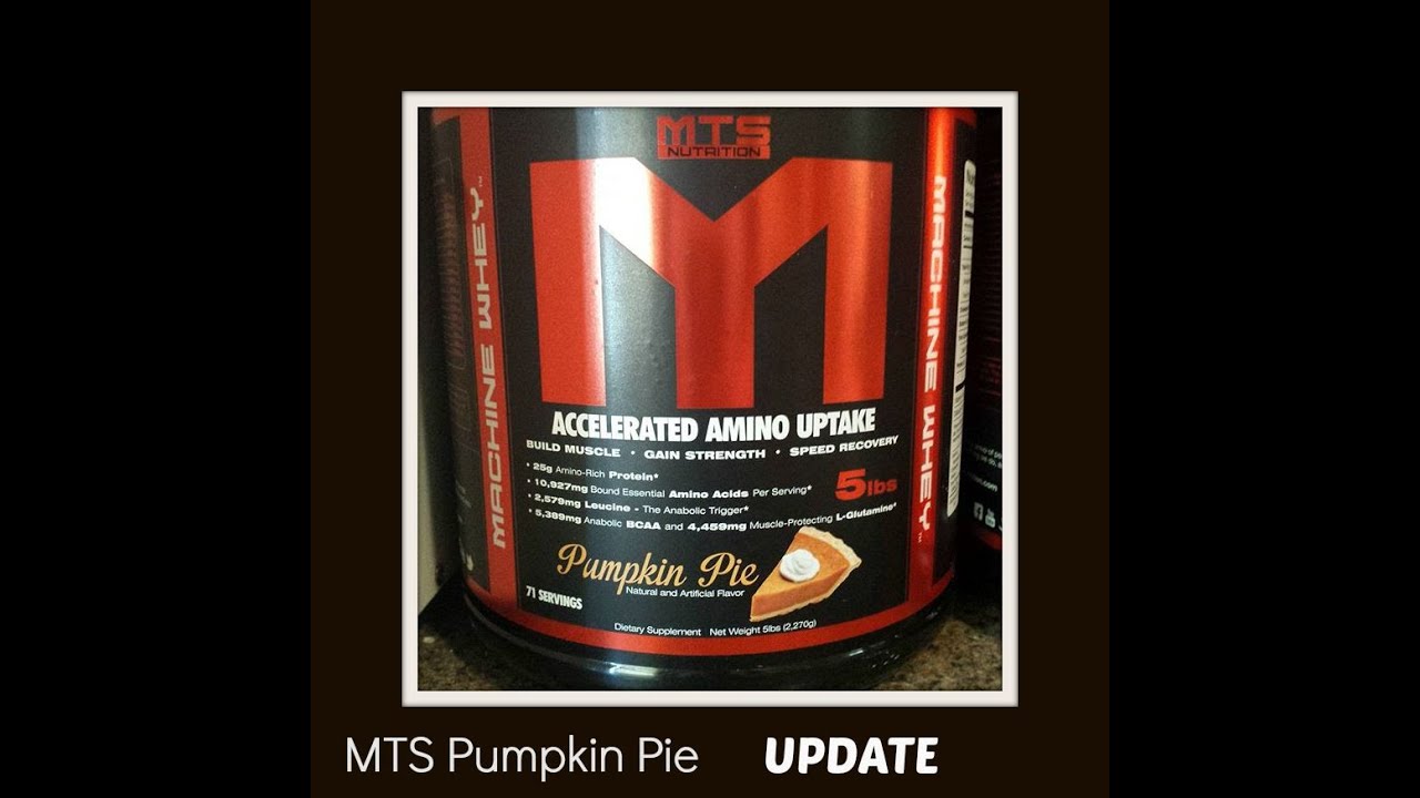 MTS Whey PUMPKIN PIE Updated Taste Review - YouTube