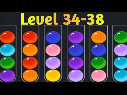 Ball Sort Puzzle - Color Game Level 34-38 Solution | @MominGaming733 ...