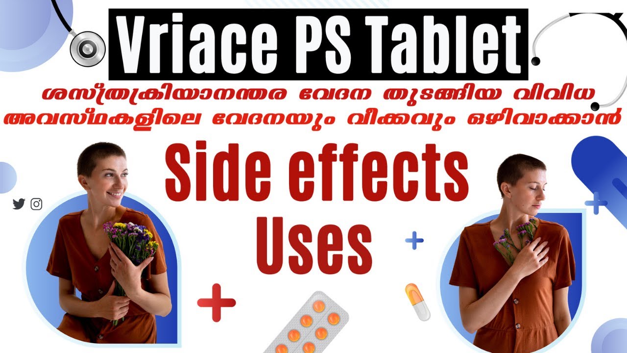 Vriace PS Tablet | പേശി വേദന | അങ്കിലോസിംഗ് സ്പോണ്ടിലൈറ്റിസ് #malayalam ...