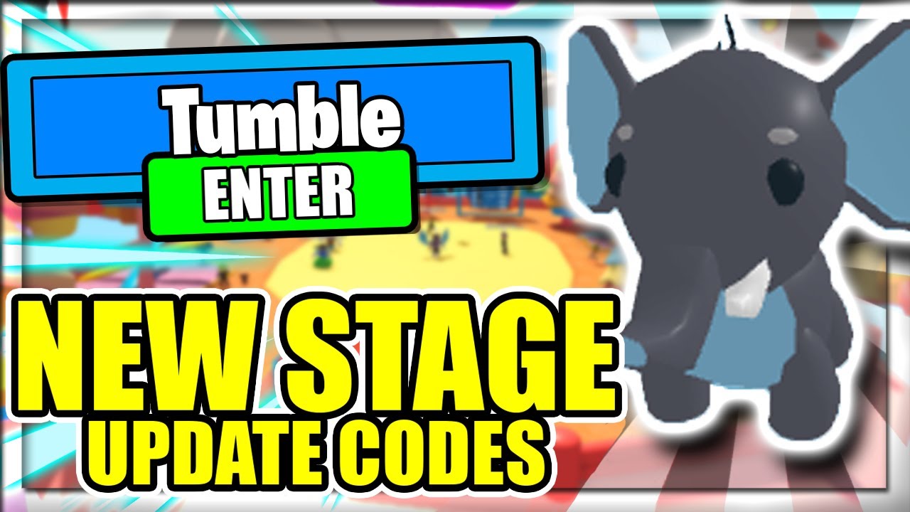 ALL *NEW STAGE* UPDATE CODES! Tumble Minigames Roblox - YouTube