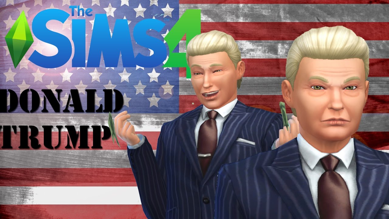 Donald Trump |The Sims 4 CAS| - YouTube