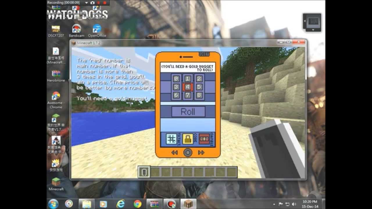 Minecraft mod showcase(Eye Pod mod,You can get a real I-Pod in ...