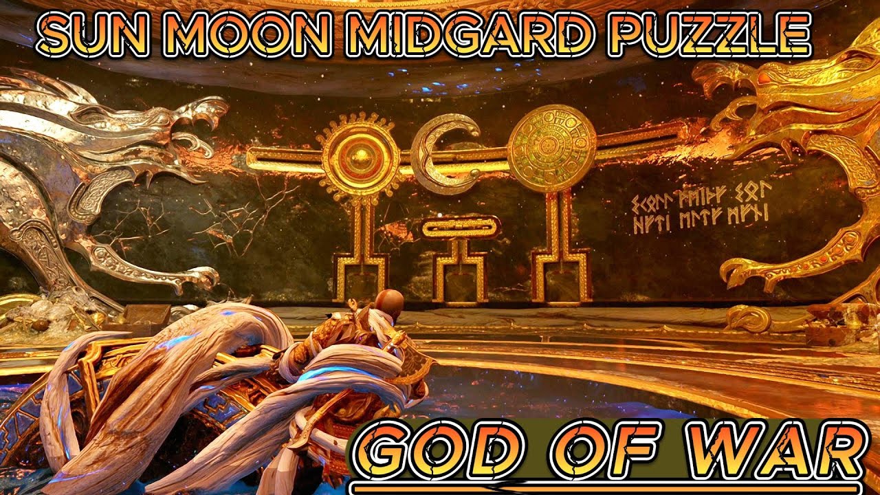 god of war sun moon midgard puzzle | atreus and kratos moments | # ...