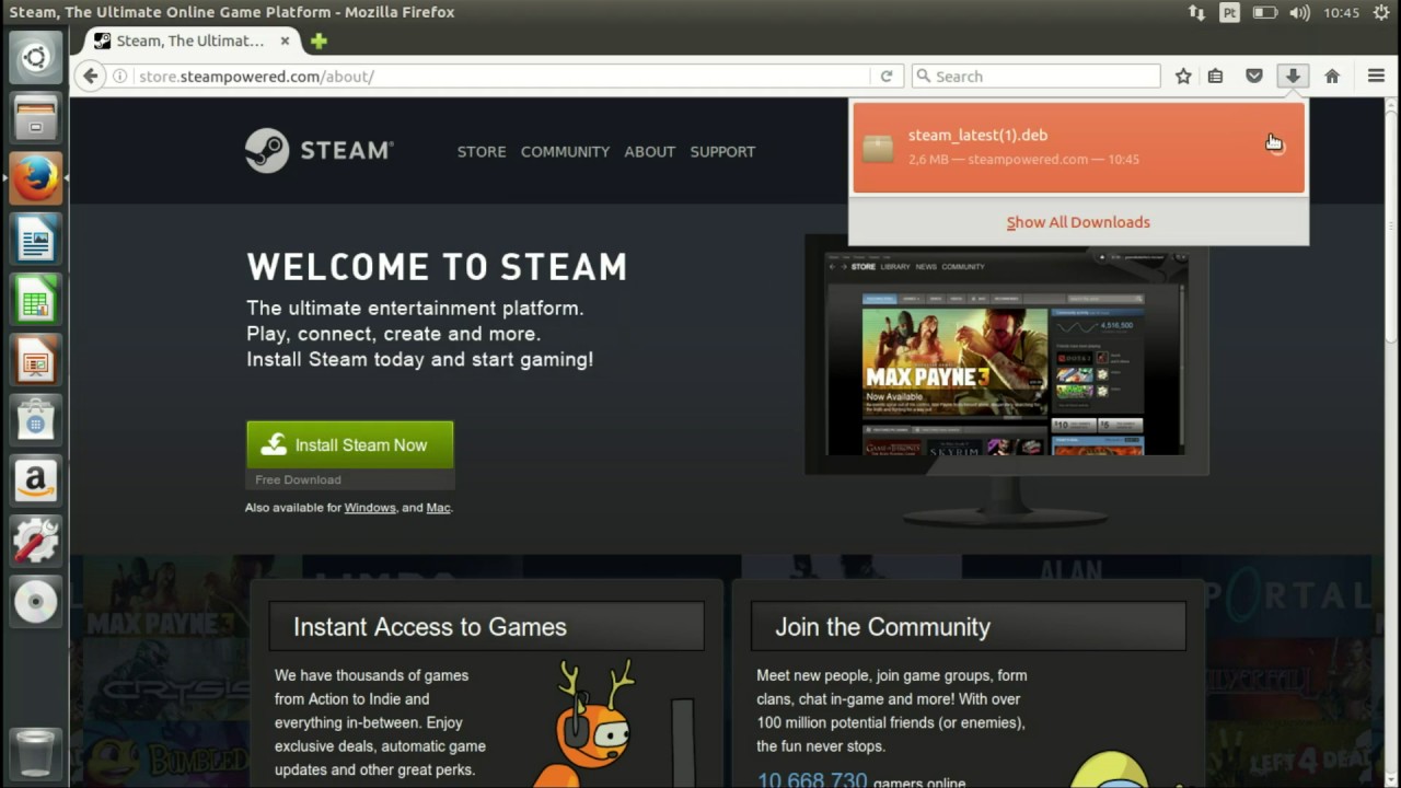 Instalando steam - YouTube