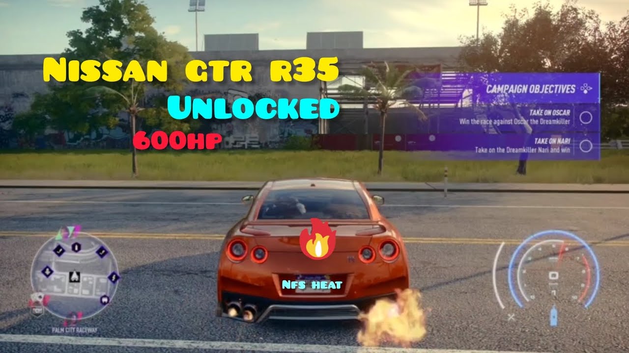 Nissan gtr r35 unlocked nfs heat... drag race 🔥#gaming #games # ...