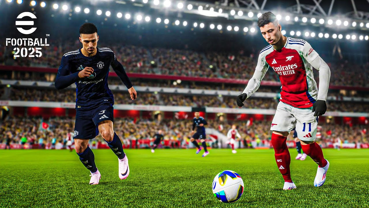 eFootball 2025 - Arsenal v Manchester United | Premier League | v4.1.0 ...