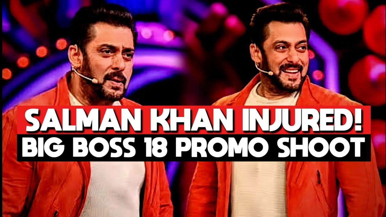 Big Boss 18 Promo Shoot | Salman Khan Hogaye Injured ! - YouTube