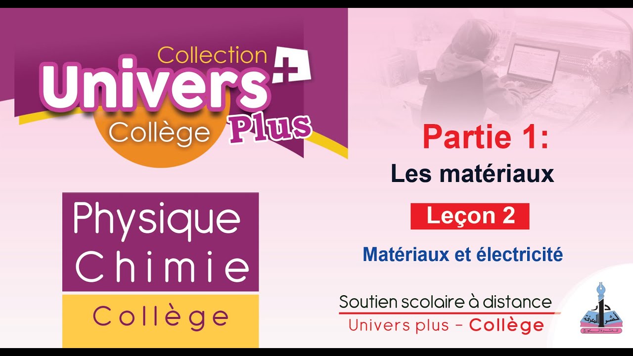 Univers Plus PC 3AC - Partie 1 - Leçon 2 : Matériaux et électricité ...