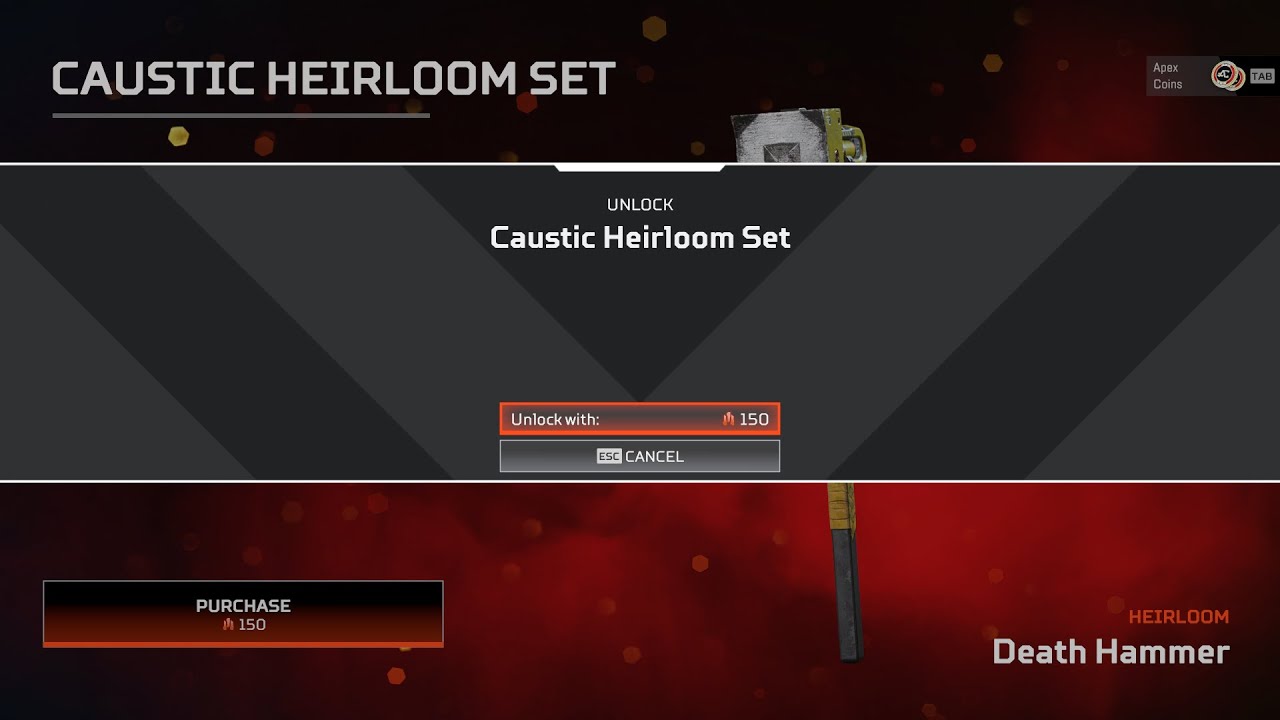Apex Legends - Getting Caustic Heirloom - YouTube