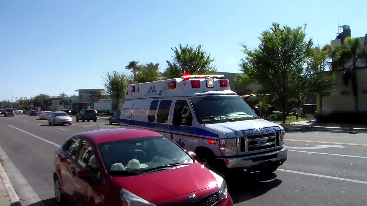 American Ambulance 154 Emergency Transporting - YouTube