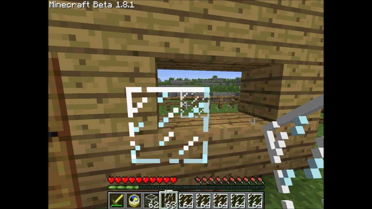 Minecraft: How to make Glass and Glass Planes! - YouTube
