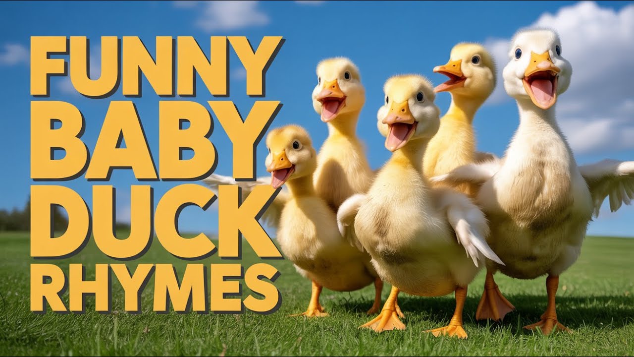 Joyful Baby Duck Song English | Fun Quack Quack Nursery Rhyme Toddlers ...