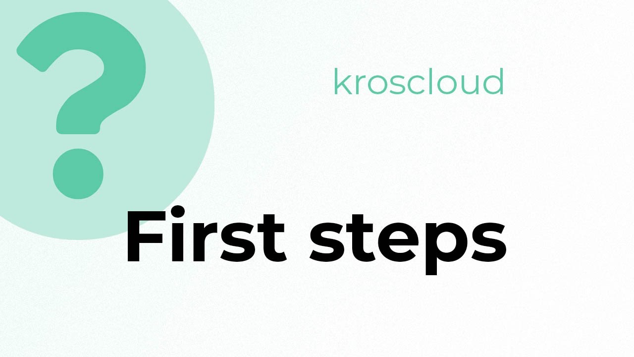 First steps with Kroscloud - YouTube
