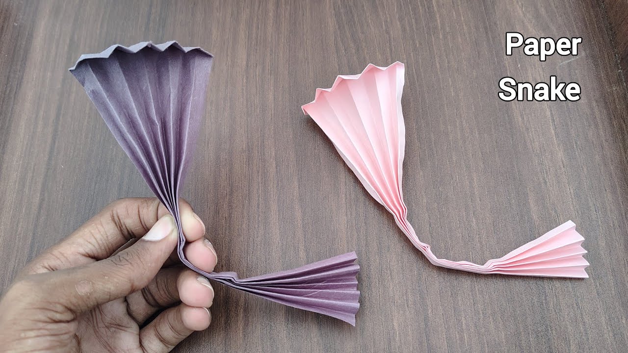 How to make a paper snake at home | Best snake making paper | - YouTube