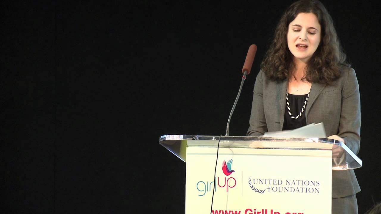 2012 Girl Up Leadership Summit: Sarah Hurwitz - YouTube