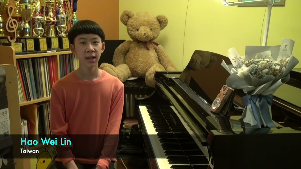 Meet Hao Wei Lin, pianist - 2020 NYCA Worldwide Debut Audition - YouTube