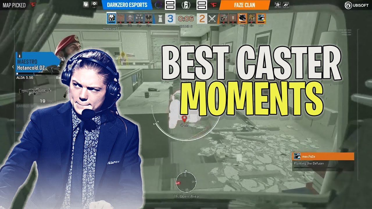 The BEST Caster Reactions in Rainbow Six Siege History - YouTube
