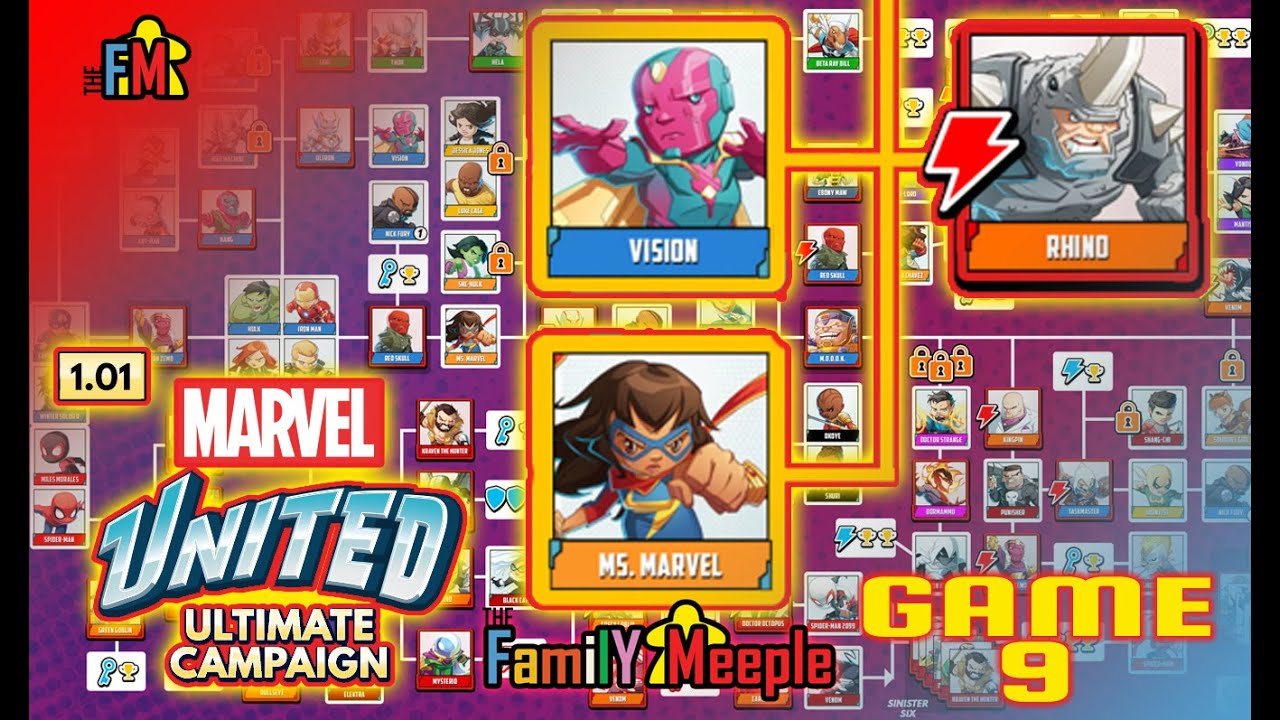 CMON - Marvel United - S1 - Ultimate Campaign - Ep9 - Solo Gameplay ...