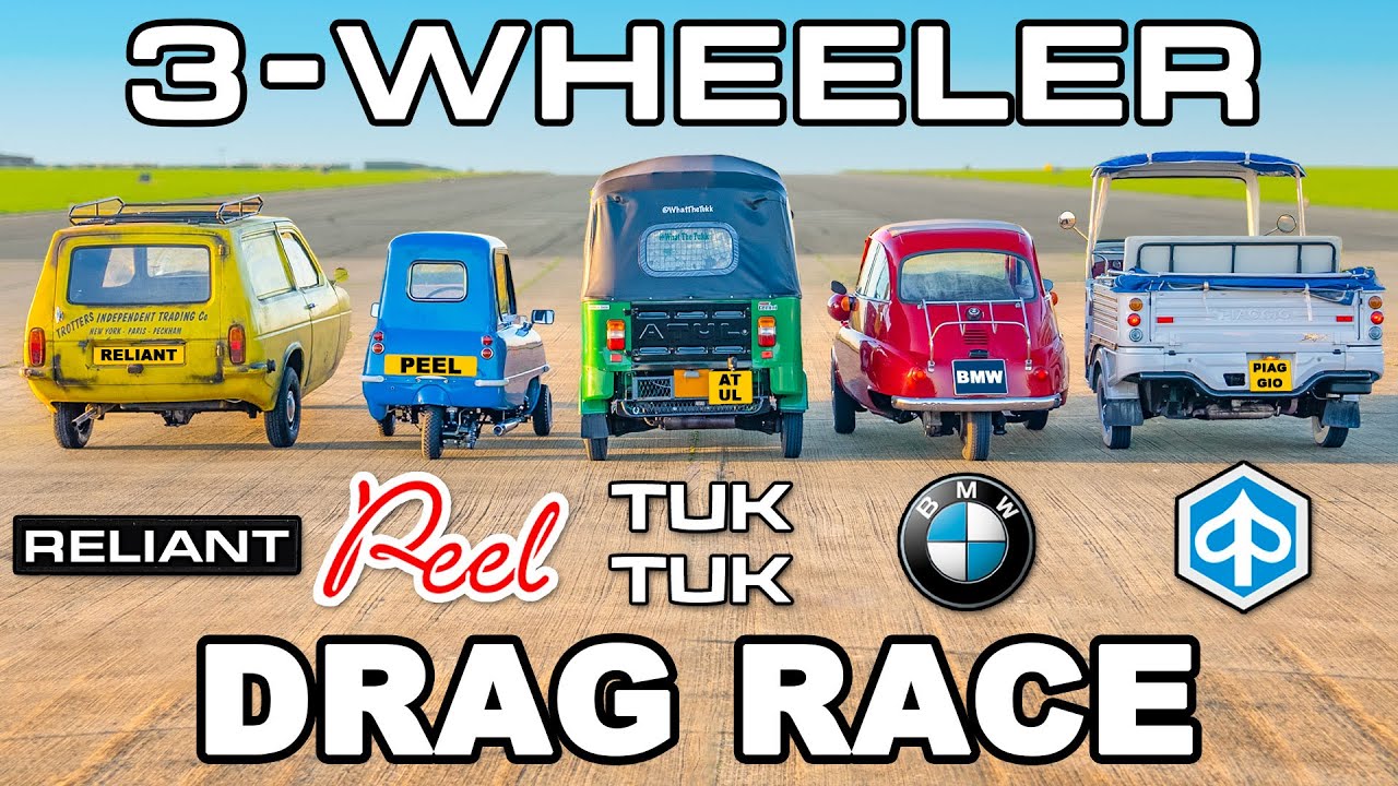 3-Wheeler DRAG RACE - YouTube