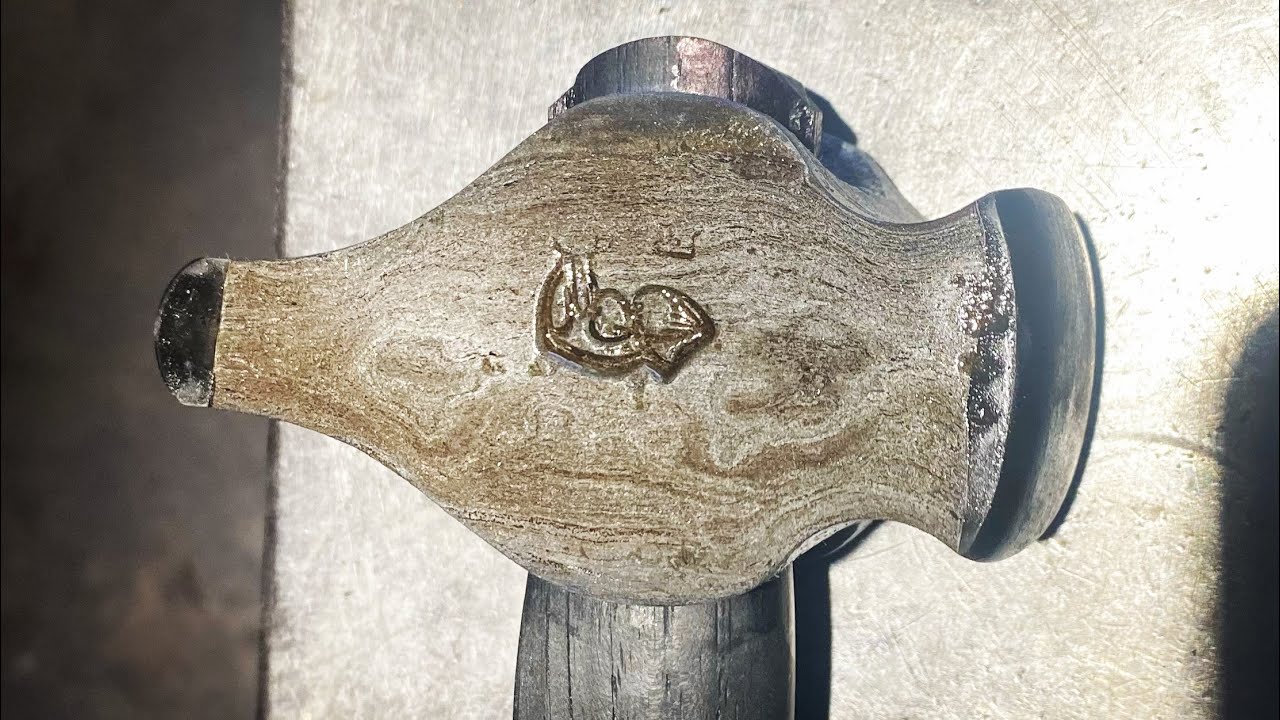 Forging a Wrought Iron Hammer - YouTube