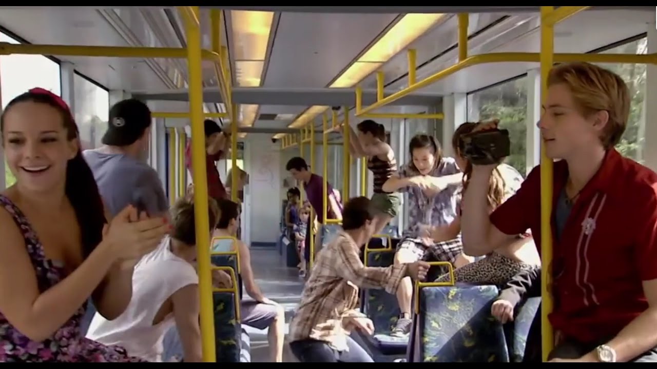 Train Flash Mob - Dance Academy - YouTube