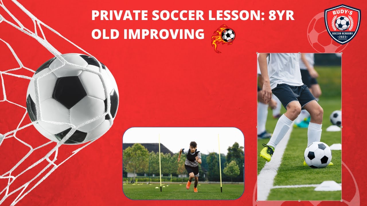1-on-1 Private Soccer Lesson: 8-Year-Old Working Hard to Improve! - YouTube