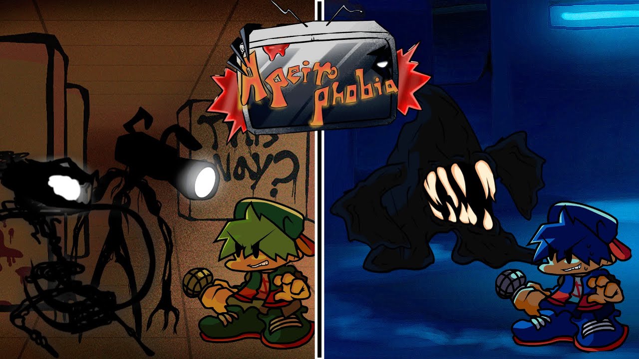 FNF: APEIROPHOBIA UNKNOWN ROOMS // Boyfriend at level 0 and 1 Friday ...