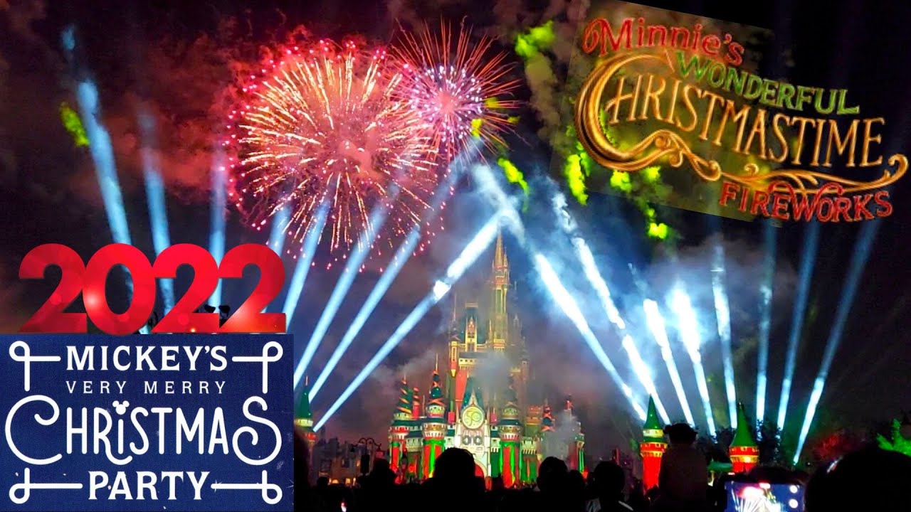 2022 "Minnie's Wonderful Christmastime Fireworks" | FULL SHOW | MVMCP ...