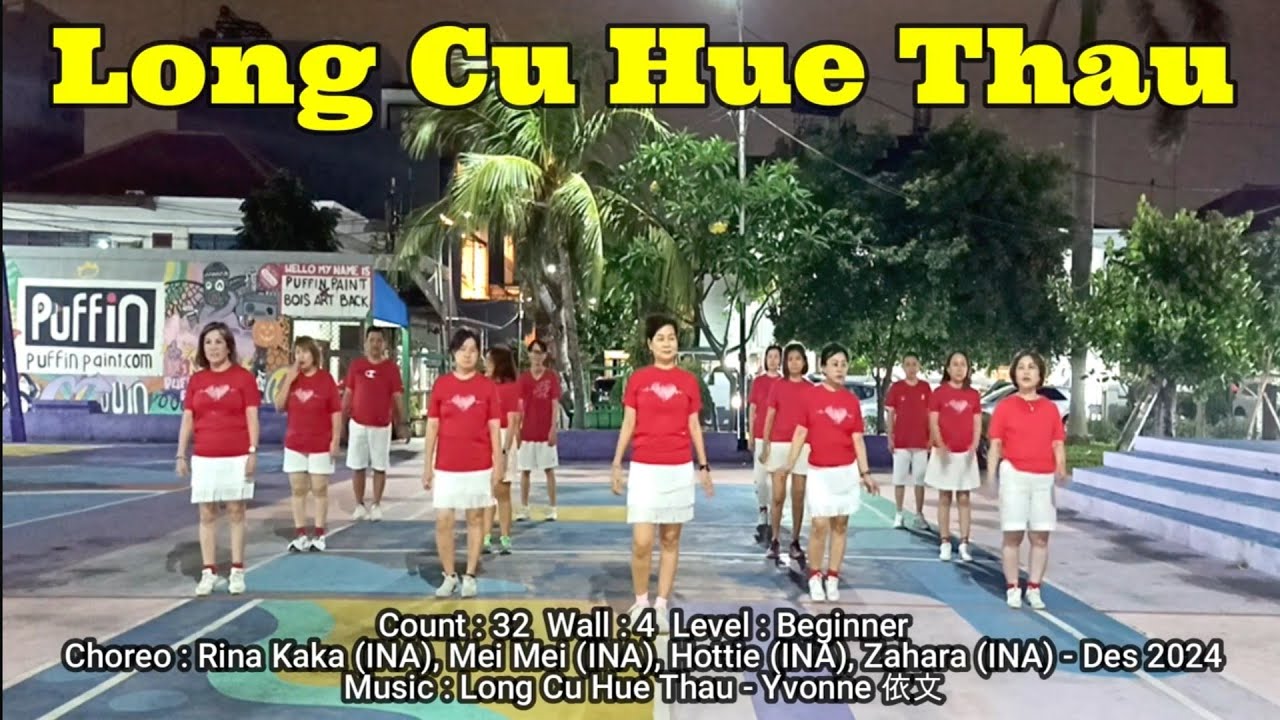 Long Cu Hue Thau - Line Dance - YouTube