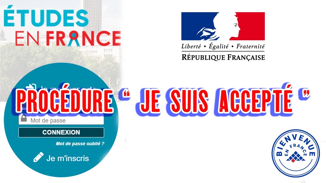 La procédure " je suis accepté " campus france De A à Z - YouTube
