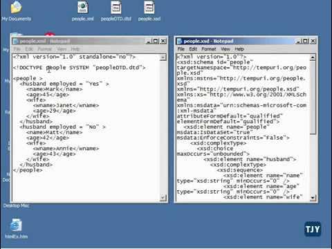 XML Tutorial 36 DTD Validation Part 1 - YouTube
