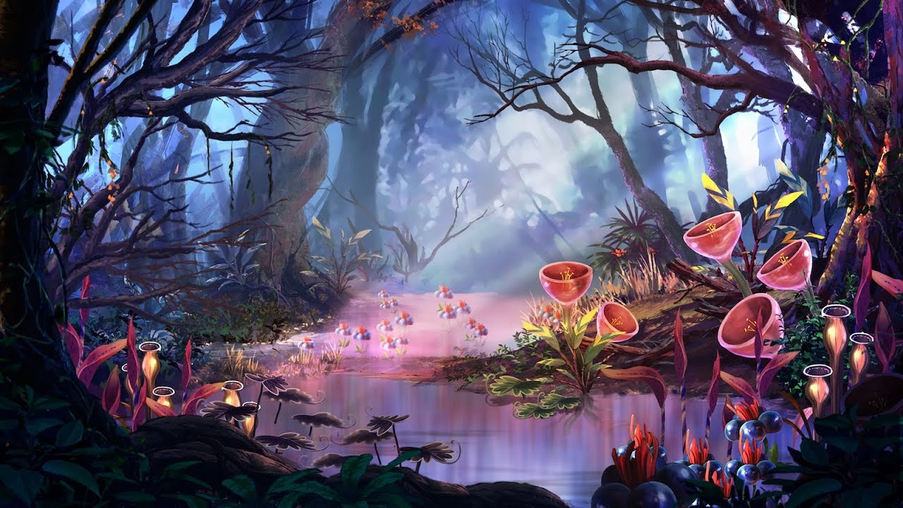 Relaxing Fantasy Music - Magic Fey Forest ★359 - YouTube