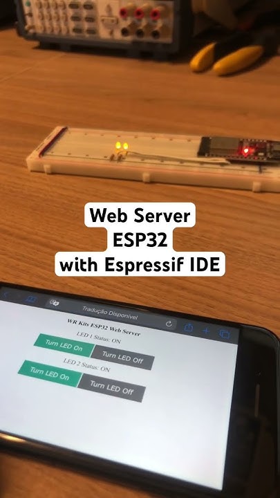 ESP32 idf web server - YouTube