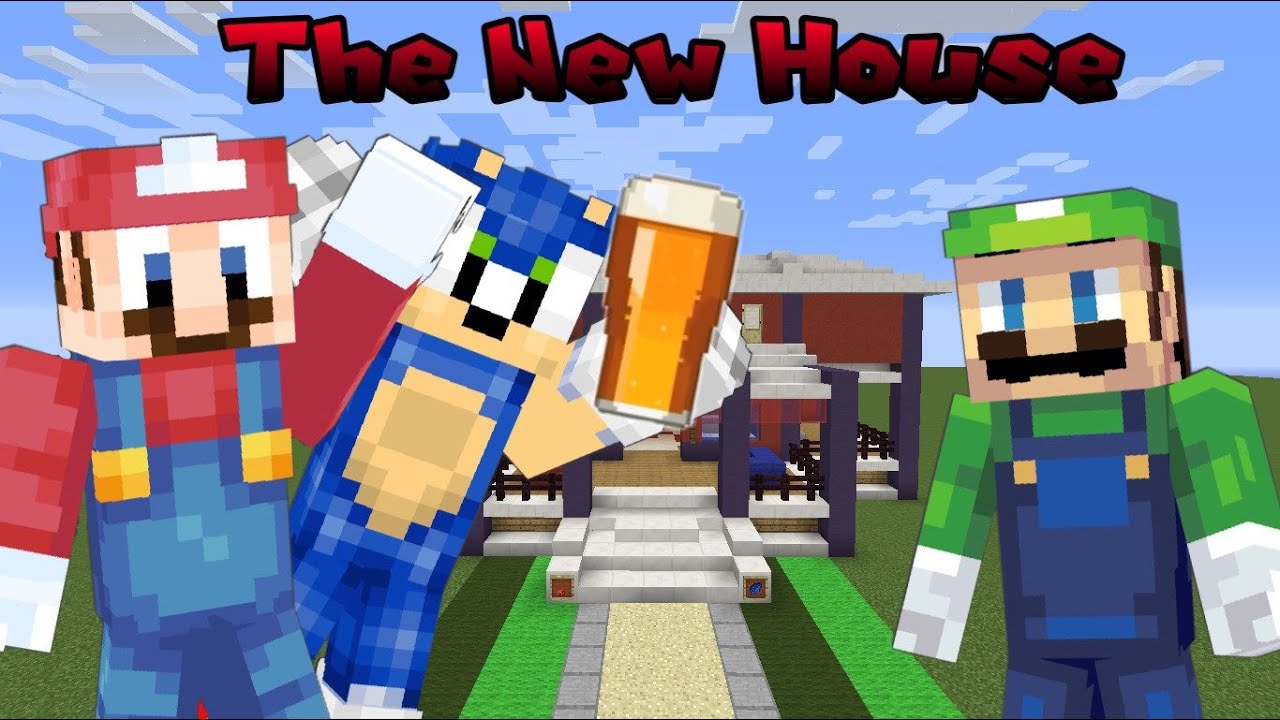 Minecraft Mario & Sonic Mansion EP. 1 New Mansion Tour (New Series ...