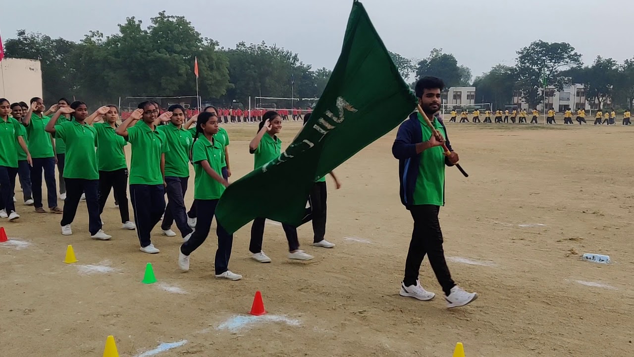 march fast jnv students || jnv nizam sagar , nizamabad - YouTube