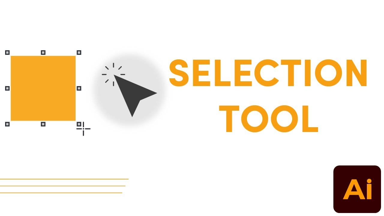 Illustrator Selection Tool Explained Step by Step. Selection Tool Tips ...