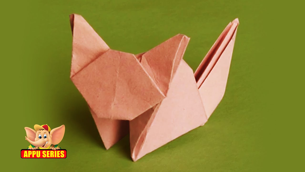 Origami Learn To Make A Cat YouTube Origami Learn To Make A Cat YouTube