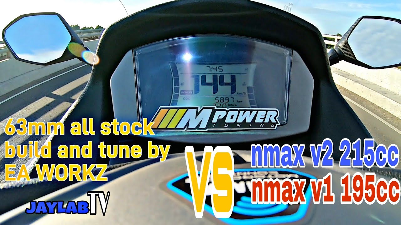 NMAX V2 63MM ALLSTOCK EA WORKZ VS V2 NMAX 215 CC SIERRA SPEEDTECH VS ...
