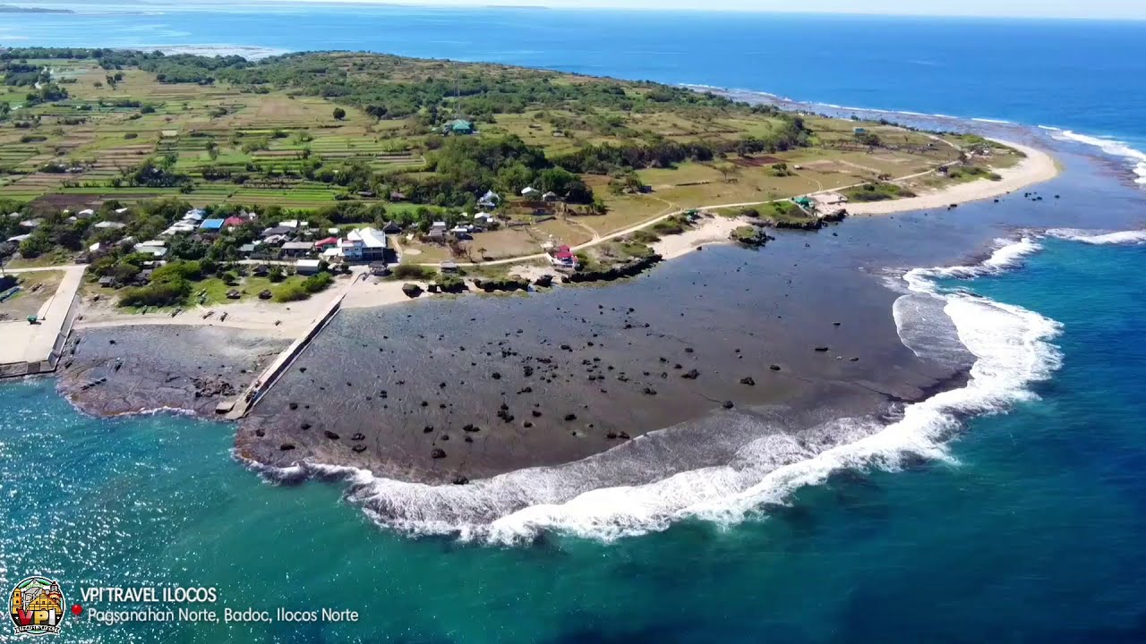 Aerial Shot - Pagsanahan Badoc Ilocos Norte - YouTube