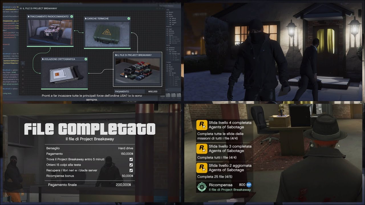 GTA ONLINE - Agents of Sabotage: The Project Breakaway File (All ...