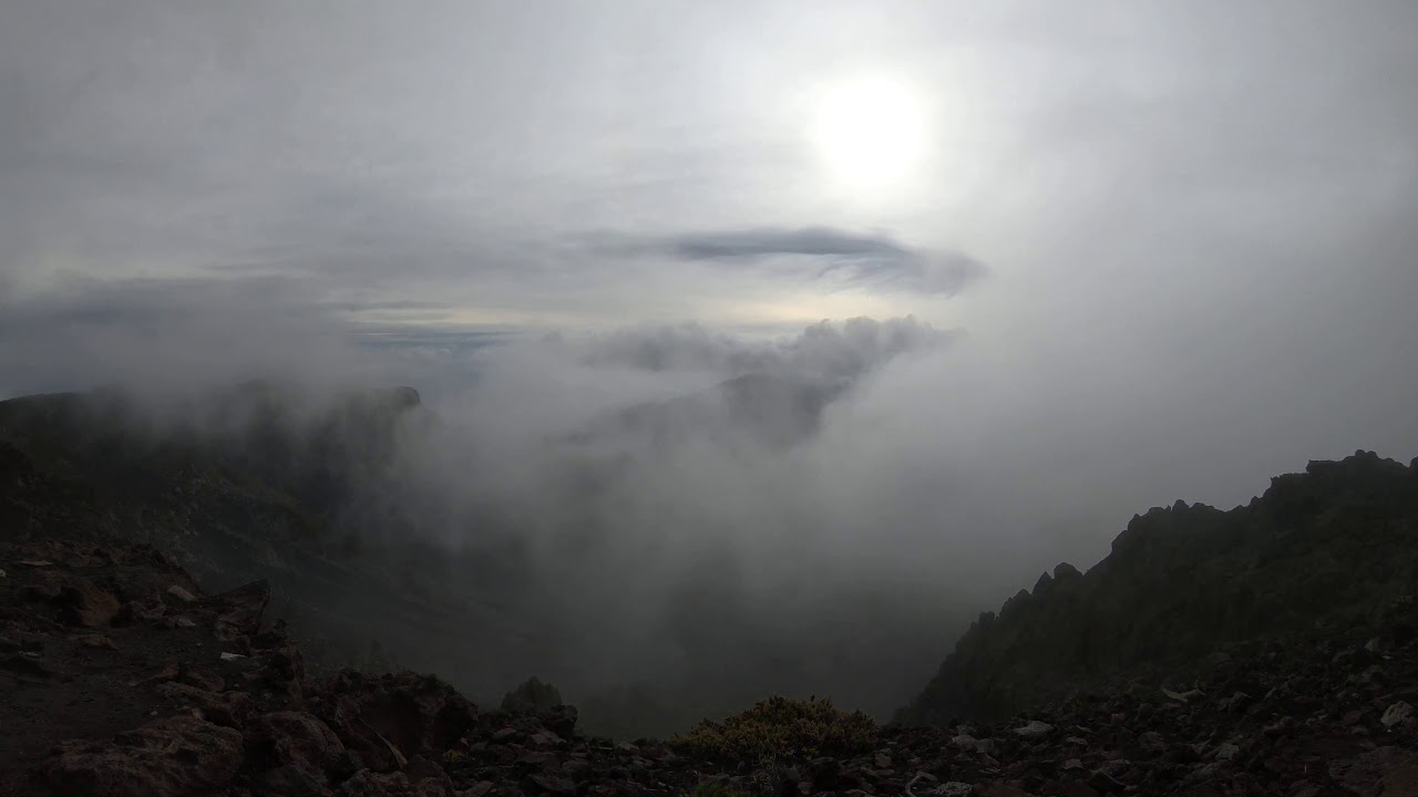 Maui 2018 - Haleakala Volcano Summit (Time Lapse) - YouTube
