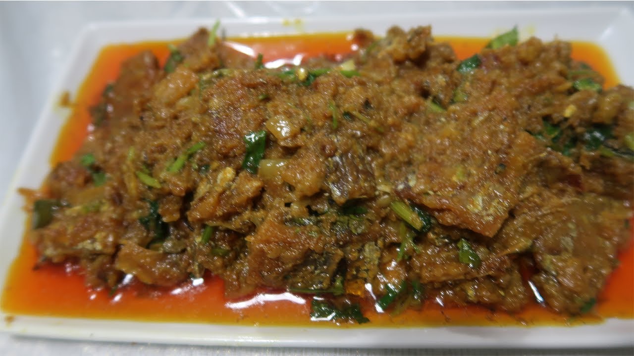 Shuri Shutki !!! Dry Fish Recipe - YouTube